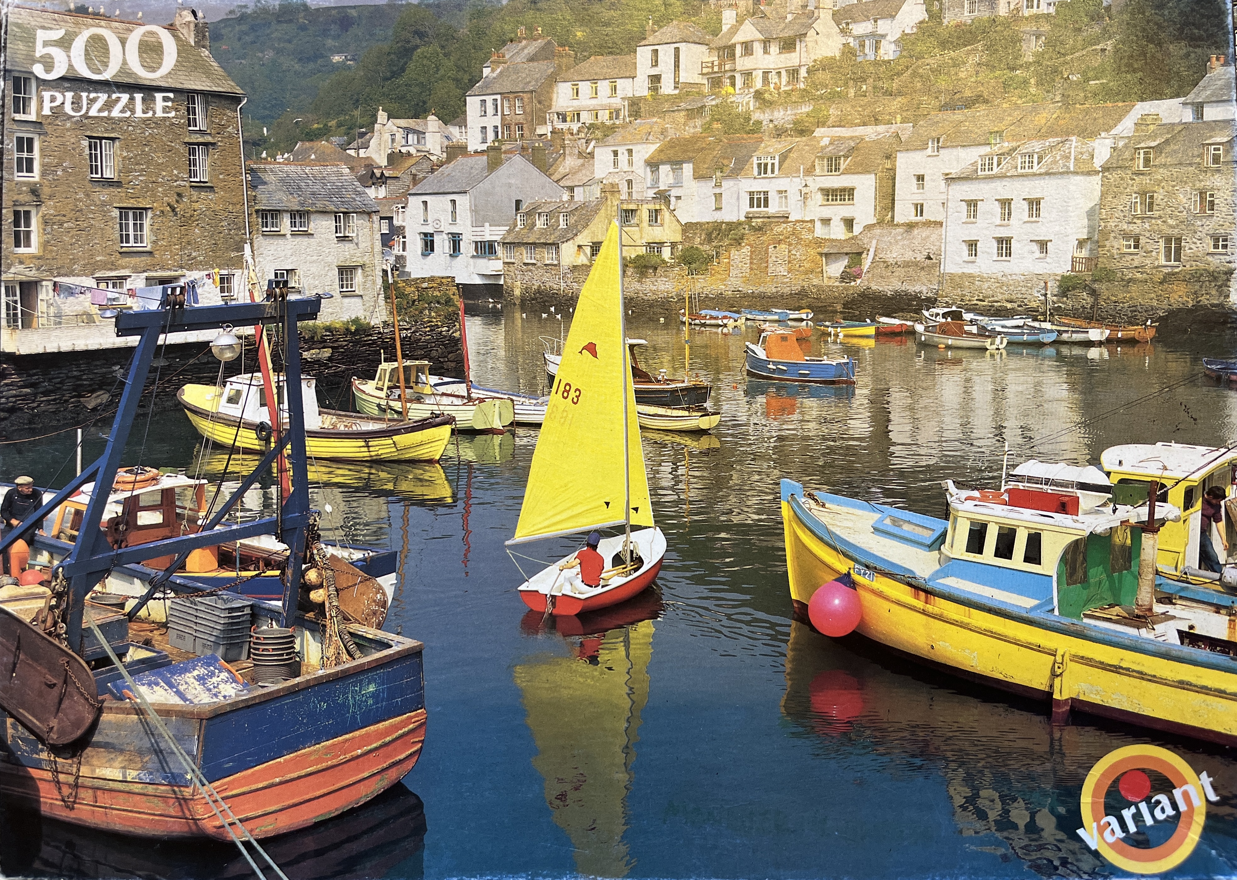 Play Time Cornwall, Polperro 500 pieces | MySpeedPuzzling
