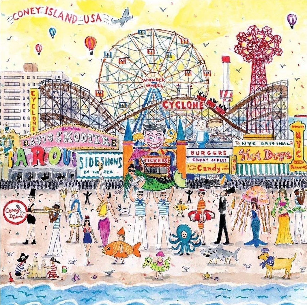 Galison Summer at the Amusement Park 500 pieces | MySpeedPuzzling