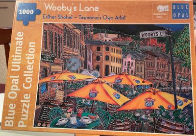 Blue Opal Wooby’s Lane 1000 pieces | MySpeedPuzzling