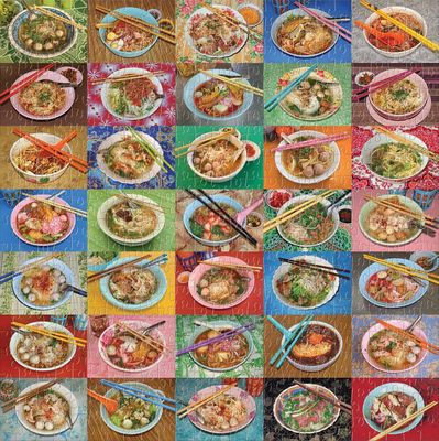 Galison Noodles for Lunch 500 pieces | MySpeedPuzzling