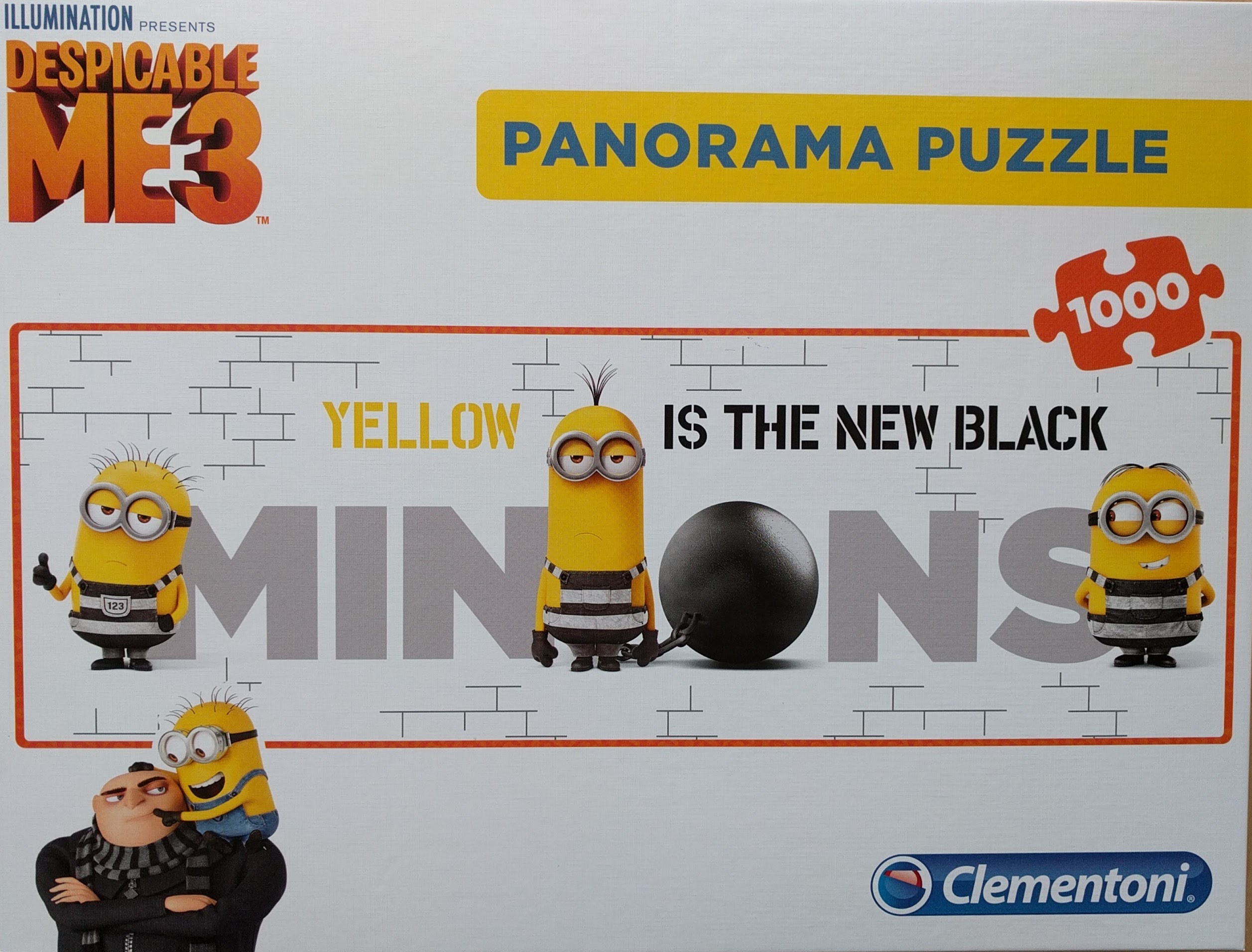 Clementoni Minions - Yellow is the new Black 1000 pieces | MySpeedPuzzling