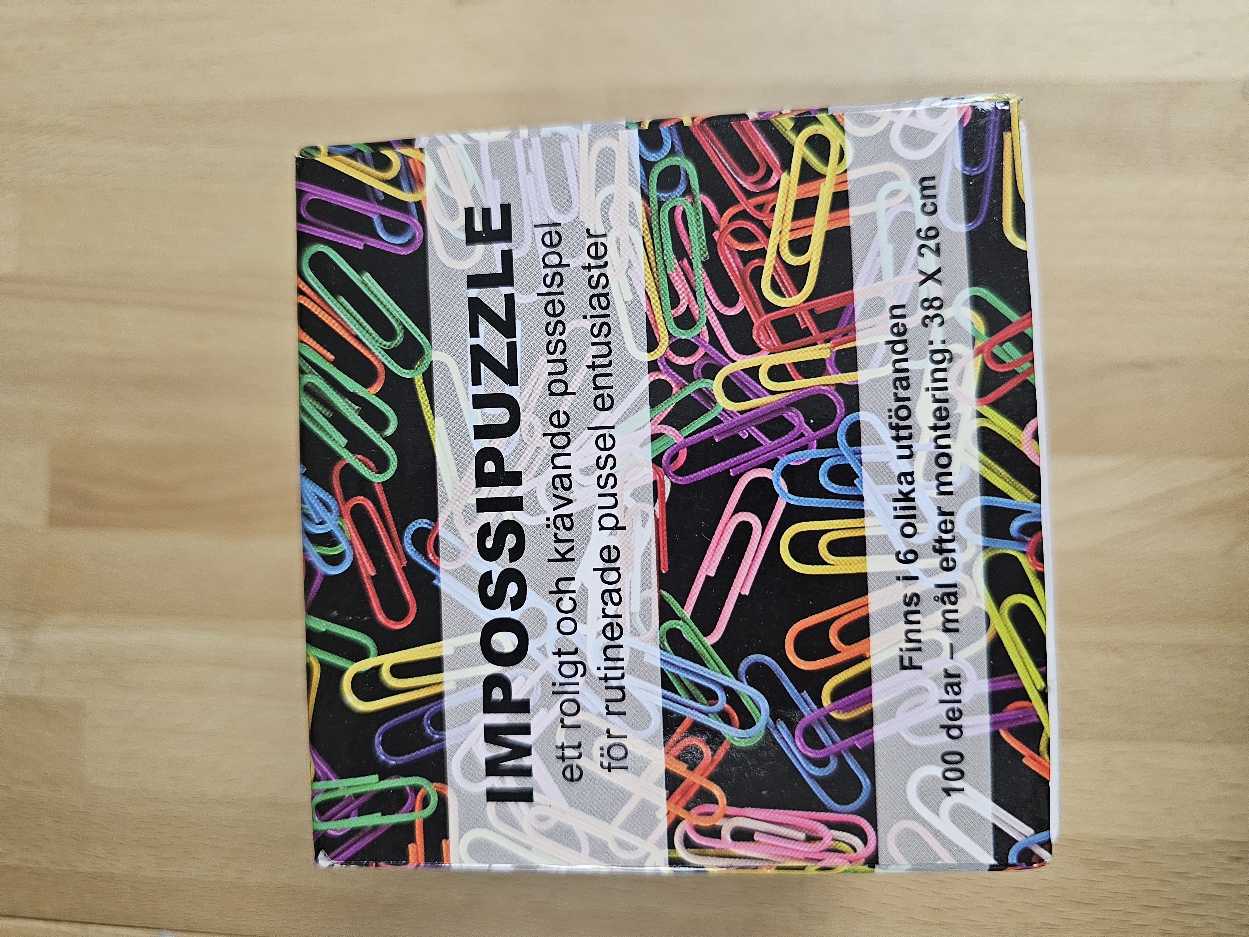 Ronald A/S Impossipuzzle: Paper Clips 100 pieces | MySpeedPuzzling