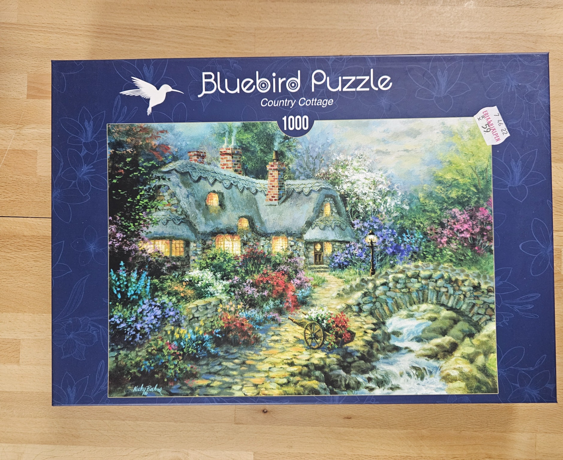 Bluebird Country Cottage 1000 pieces | MySpeedPuzzling