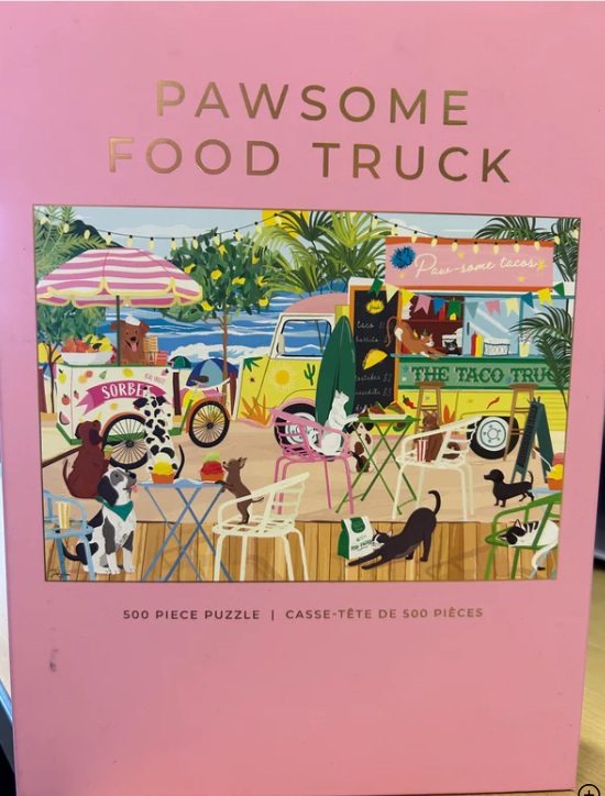 Hobbry Pawsome Food Truck 500 pieces | MySpeedPuzzling