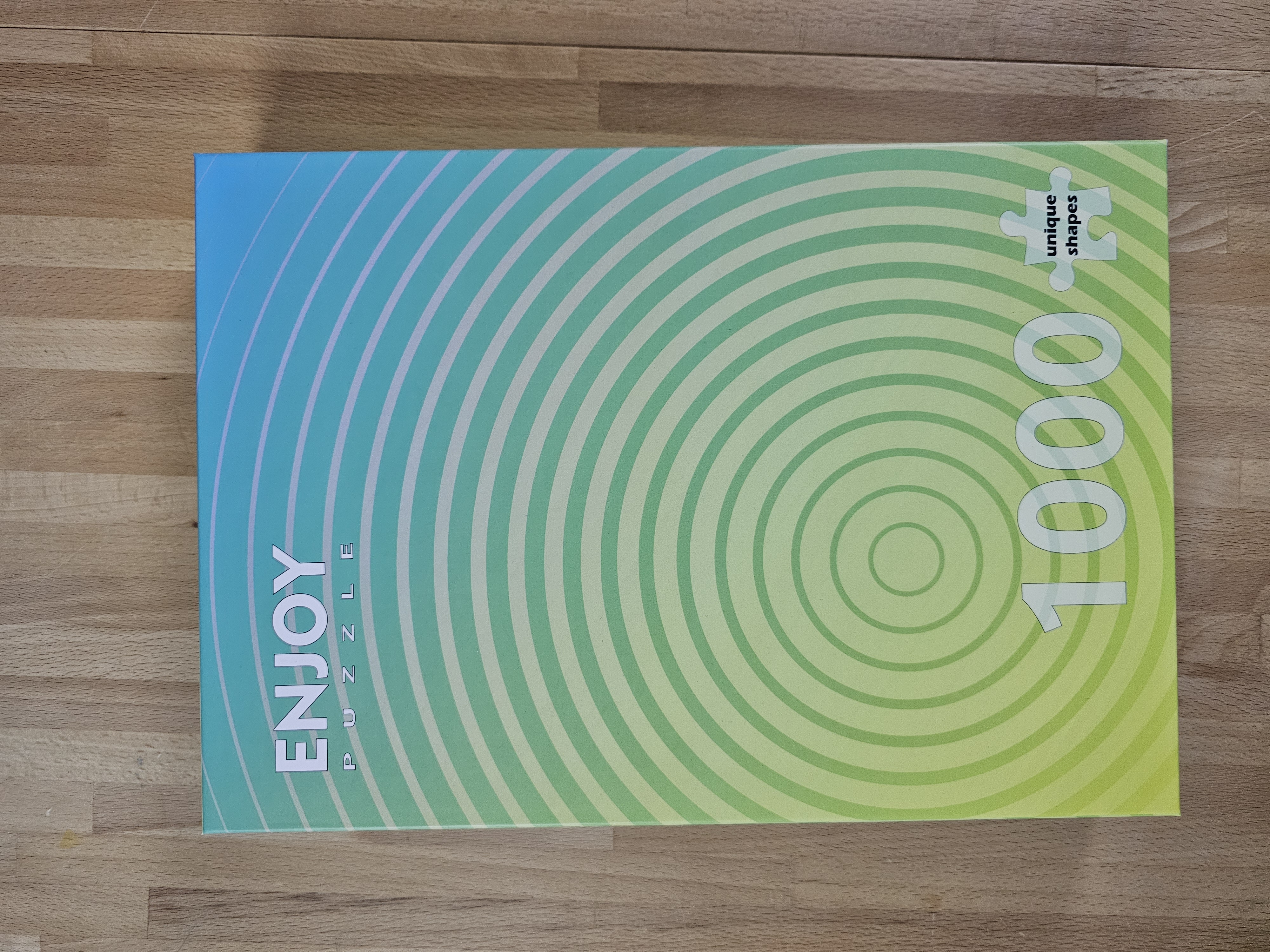 Enjoy Circle Gradient Number Four 1000 pièces | MySpeedPuzzling