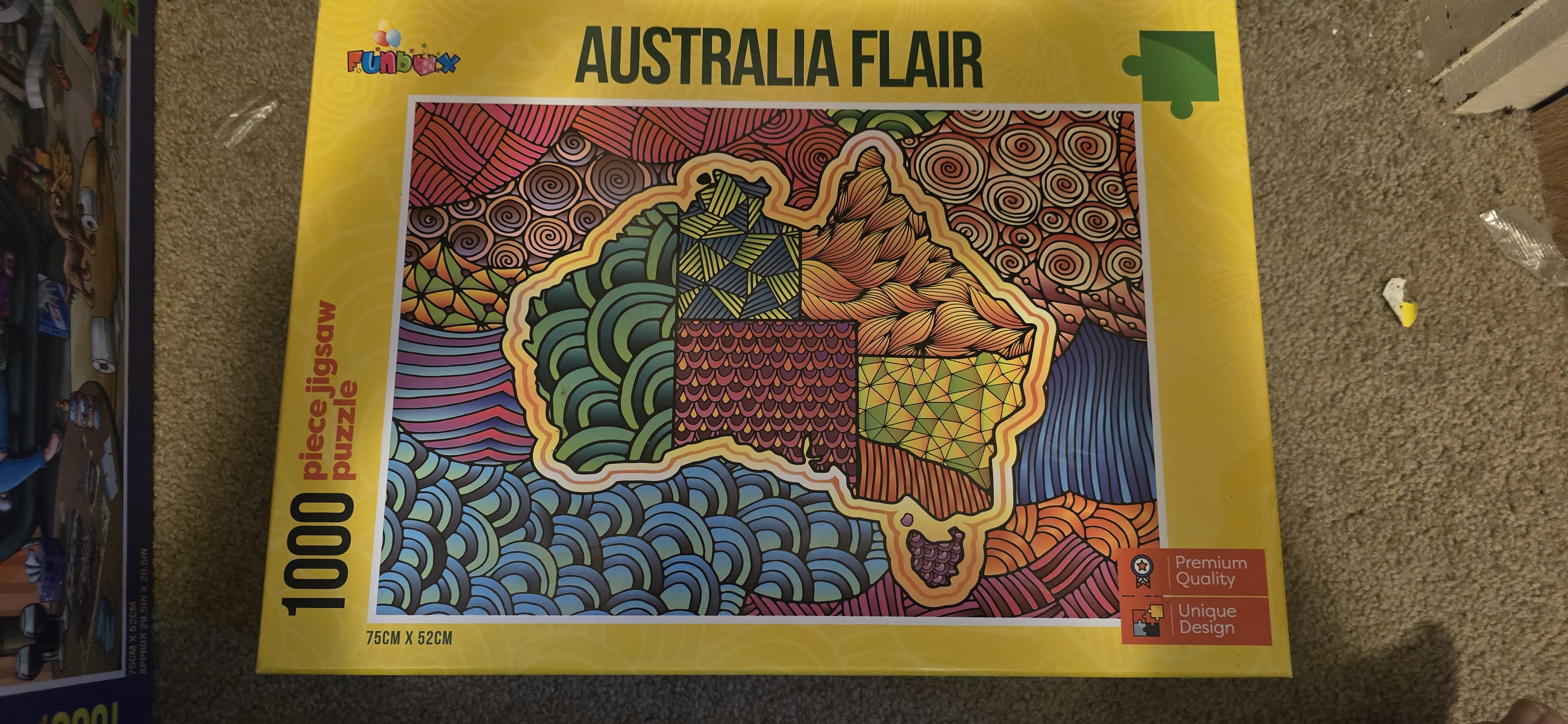 Funbox Australia flair 1000 pieces | MySpeedPuzzling