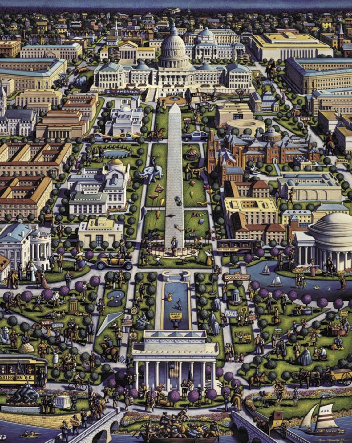 Masterpieces Washington, DC 500 Teile | MySpeedPuzzling