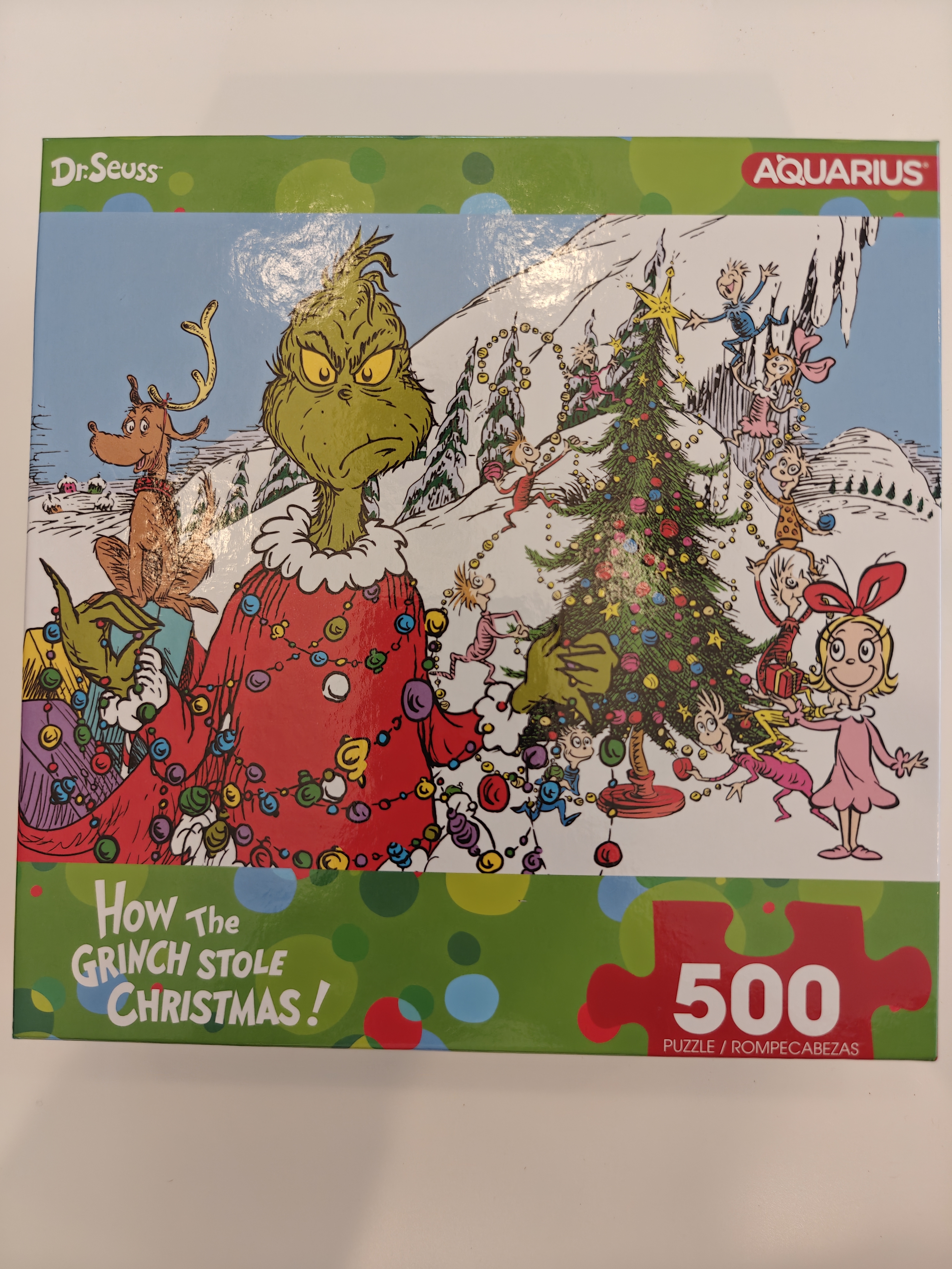 Aquarius How The Grinch Stole Christmas! 500 pieces | MySpeedPuzzling