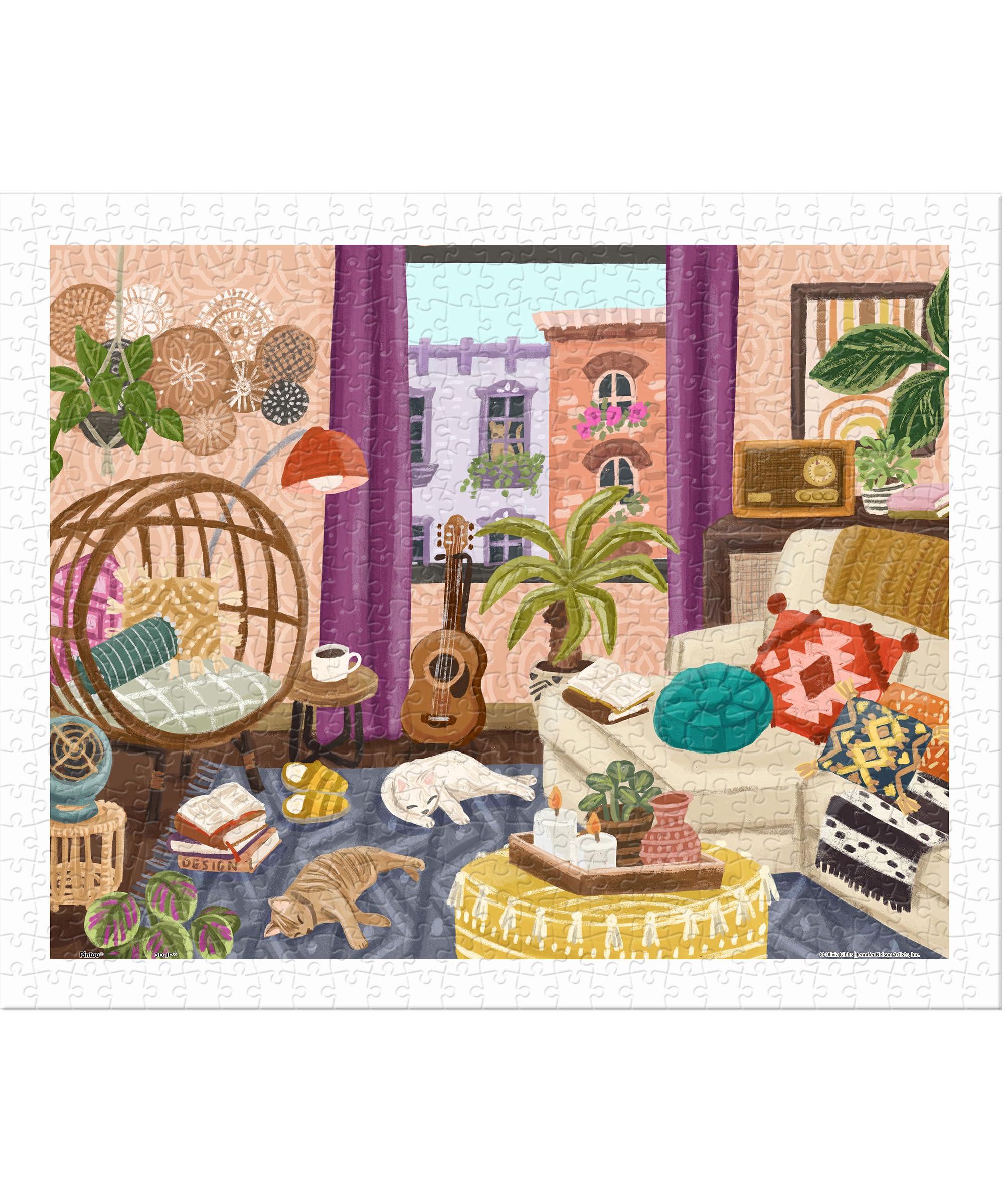 PieceRelax Boho Interior 500 pieces | MySpeedPuzzling