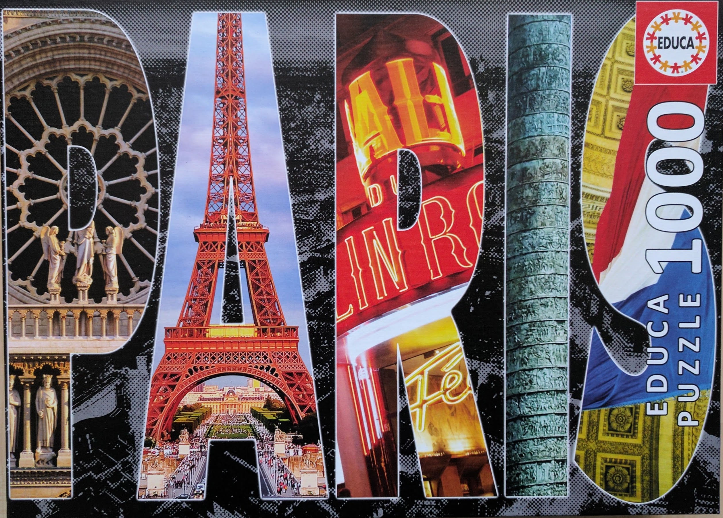 Educa Paris Collage 1000 pieces | MySpeedPuzzling